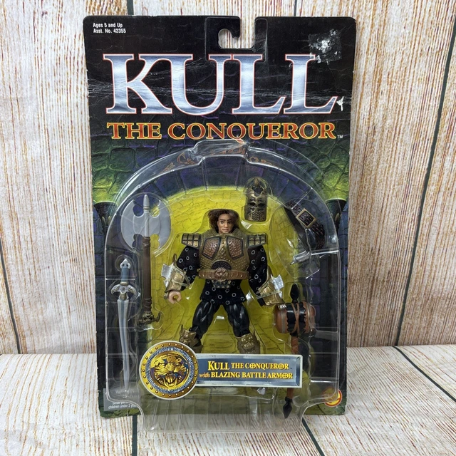 KULL THE CONQUEROR With Blazing Battle Armor Action Figure Toy Biz 1997 ...