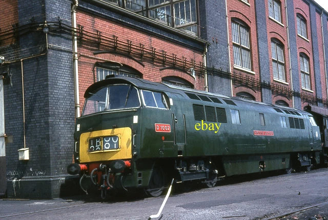 ORIGINAL COLOUR SLIDE of ex works D1002 BR class 52 Western diesel ...