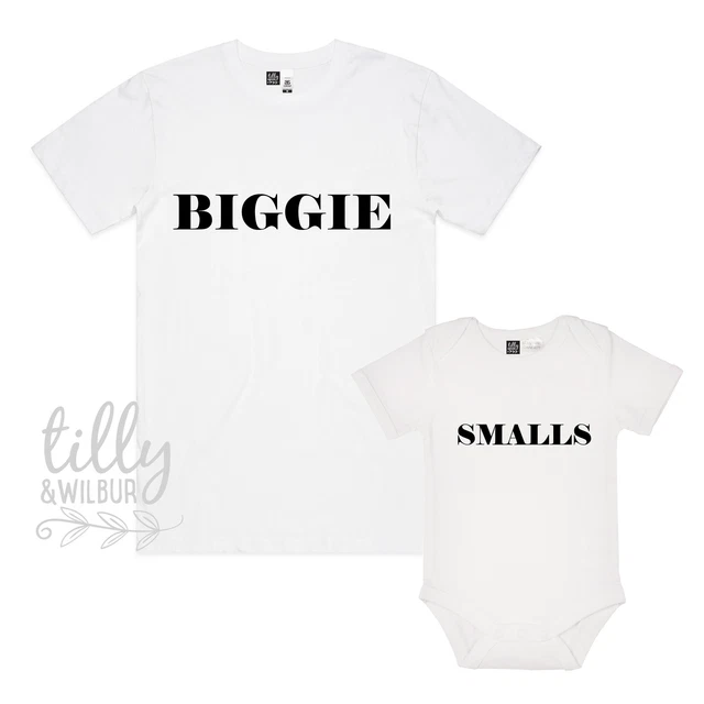 BIGGIE SMALLS FATHER Son Matching Shirts, Matching Dad And Baby ...