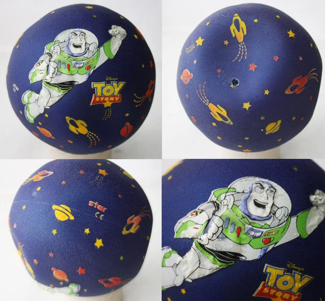 RARE VINTAGE TOY Story Années 90 Buzz Lightyear Caoutchouc Ball By Star ...