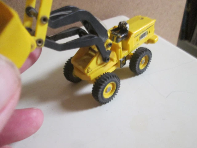 SIKU V103. HATRA Radlader, Schwenk-Schürf-Lader. Plastikmodell, 1960er ...