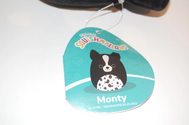 BRAND NEW SQUISHMALLOW 5" Monty The Border Collie - NWT Plush Kelly ...