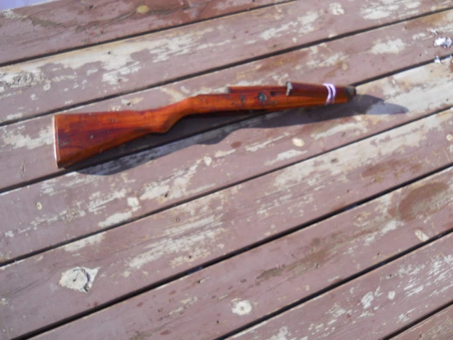 WW2 JAPANESE TYPE 99 arisaka rifle 3 piece last ditch wood stock ...