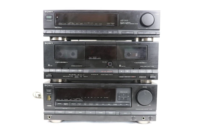 SONY HIFI SISTEMA stereo 3 stack LBT-D505 , TC-D505 , TA-D505 ...