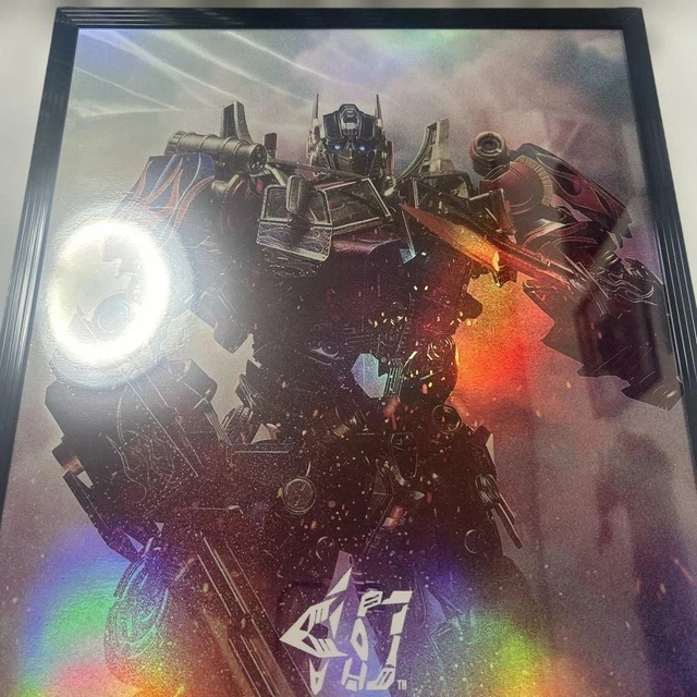 TRANSFORMERS EXPO LIMITED Optimus Prime Aurora póster enmarcado usado ...