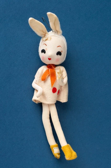 VINTAGE RETRO SHOWA Big Eye Pose Bunny Rabbit Doll Japan Rare 60's $34. ...