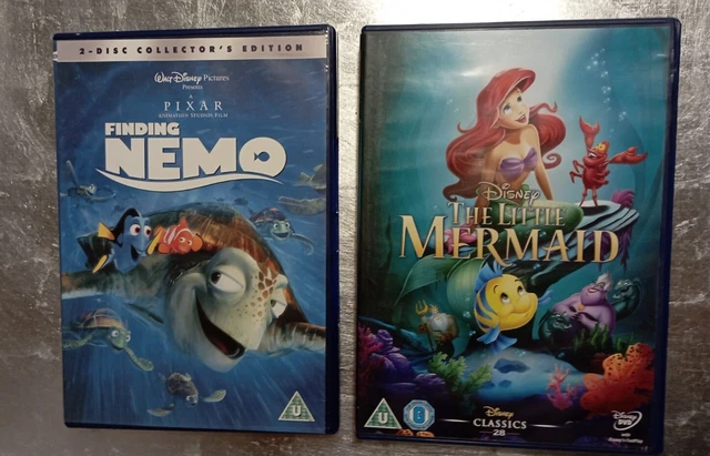 FINDING NEMO & The Little Mermaid, Disney dvds £1.99 - PicClick UK