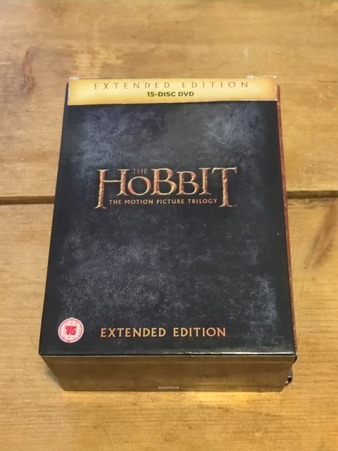The Hobbit Trilogy Extended Edition Dvd Box Set 15 Discs £50 00
