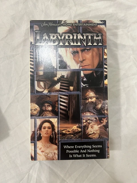 LABYRINTH JIM HENSON 80s Fantasy Movie Columbia Tristar VHS Tape £10.94 ...