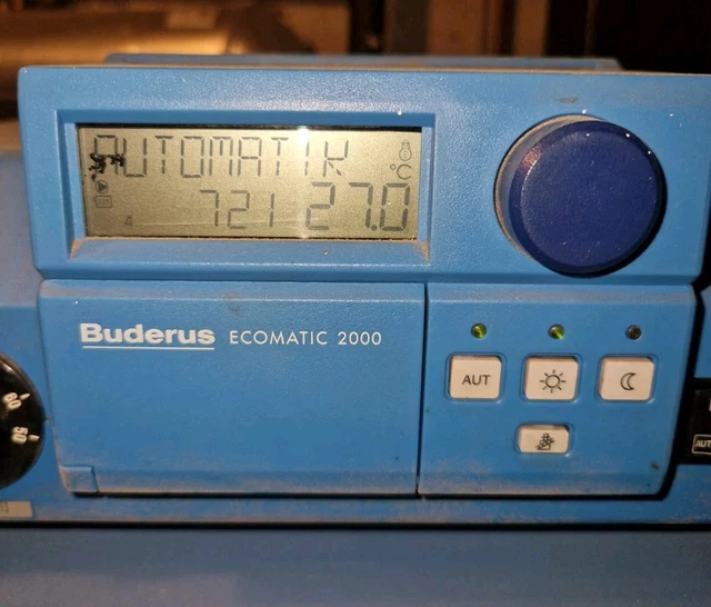 BUDERUS ECOMATIC 2000 HS 2105 Heizung Regelung Steuerung EUR 90,00 ...