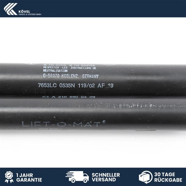 MERCEDES BENZ E-CLASS W210 bonnet gas shock absorbers spring bonnet ...