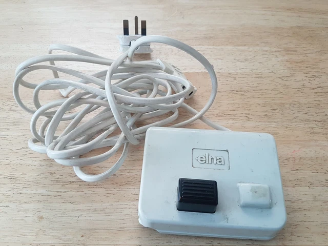 VINTAGE ELNA SUPER Sewing Machine Swiss Foot Control Pedal Type 448300 ...