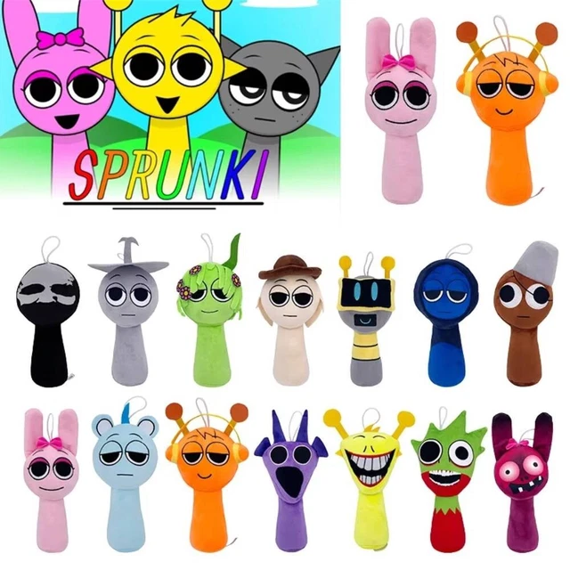 SPRUNKI PLUSH SIMON Oren Wenda Sprunki Plushies Stuffed Figure Doll Toy ...