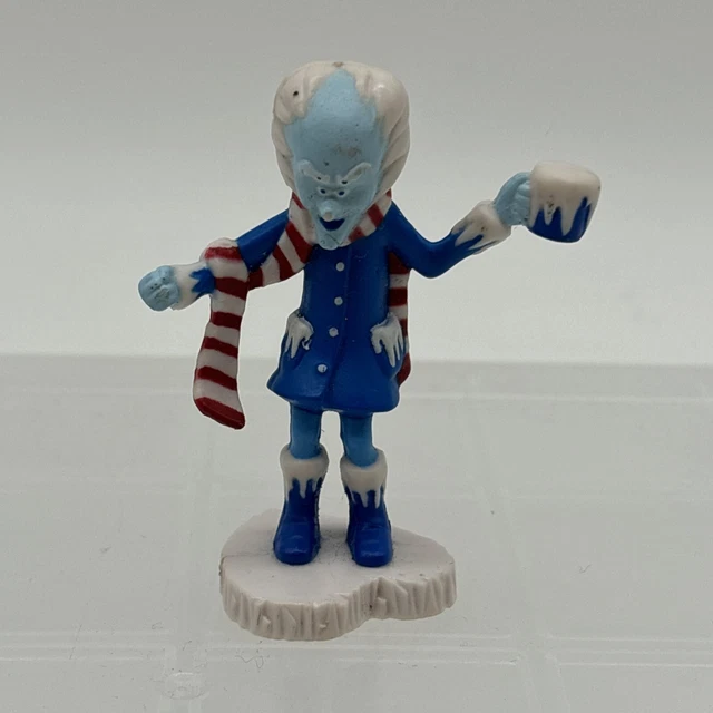 VINTAGE CARE BEARS Professor Coldheart Baddie Miniature PVC Toy Figure ...