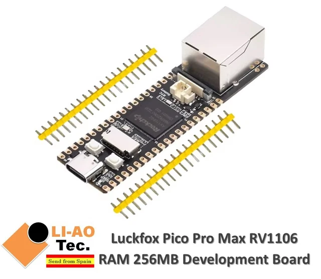 LUCKFOX PICO PRO Max RV1106 RAM 256MB Rockchip Linux AI ARM Cortex-A7 ...