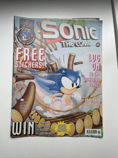 SONIC THE HEDGEHOG - Sonic The Comic UK - Sega / Fleetway Issue No. 158 ...