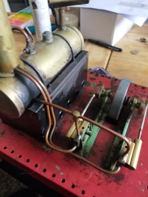VINTAGE MAMOD S.E.3. TWIN CYLINDER STEAM ENGINE TO FIT MECCANO.no Fire ...