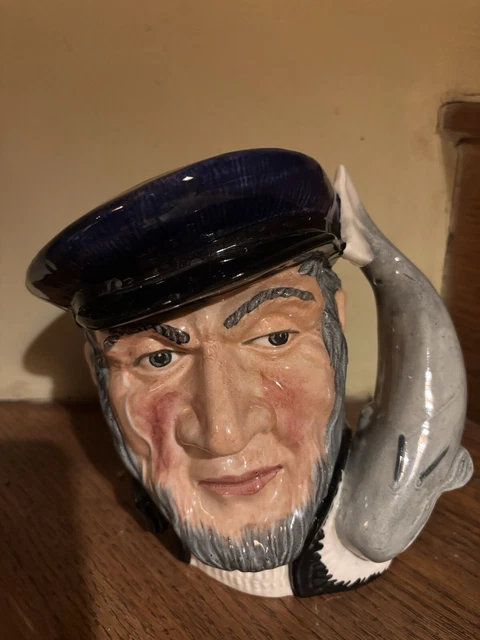 ROYAL DOULTON - Small Character Toby Jug - D6506 - CAPTAIN CAPT AHAB £8 ...