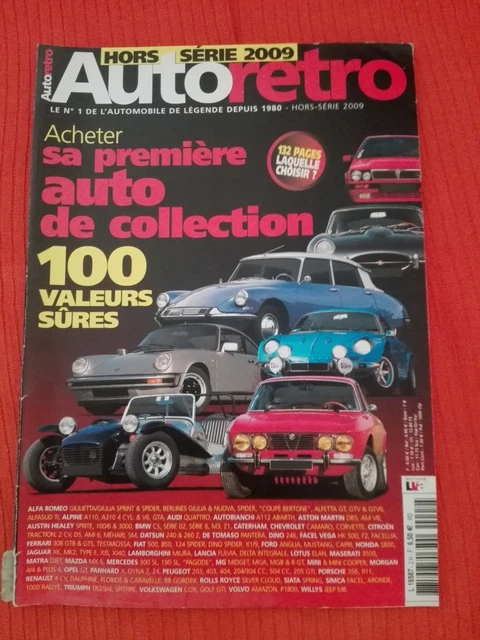 AUTO RÉTRO HORS série - acheter sa première auto de collection - 2009 ...