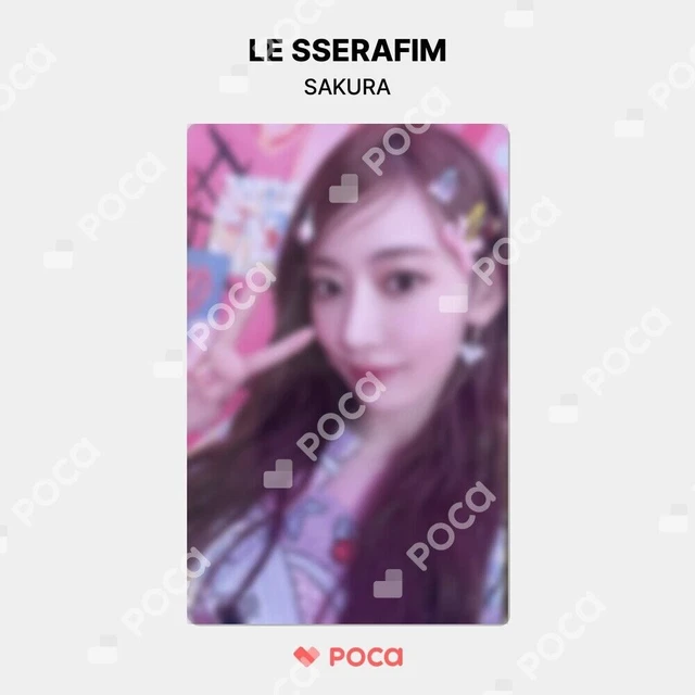 [LE SSERAFIM SAKURA] FEARLESS (version japonaise.) CARTE PHOTO Carte photo... EUR 5,69 - PicClick FR