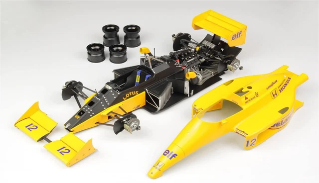 1/12 1987 LOTUS 99T Honda Monaco GP Senna Nakajima scale model kit by ...
