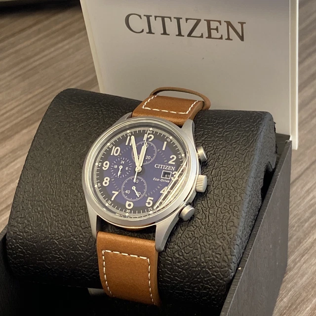CITIZEN ECO-DRIVE MEN'S Chronograph Date Indicator 42mm Watch CA0621 ...