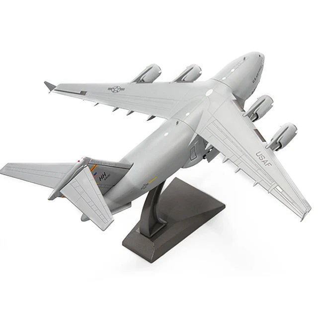 1:200 US C-17 Globemaster III Transport Aircraft Model Static Military ...