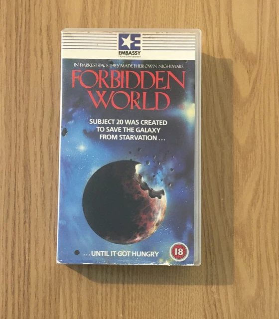 FORBIDDEN WORLD ~ Embassy Pre Cert VHS Video ***Faulty*** £3.99 ...