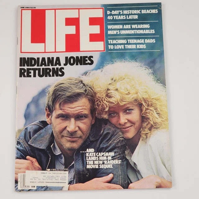 LIFE MAGAZINE JUNE 1984 Indiana Jones Returns Vtg Temple Of Doom ...