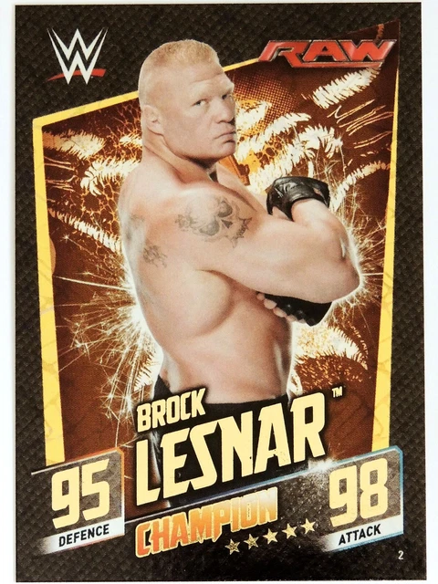 WWE BROCK LESNAR Slam Attax Then Now Forever 2015 Champion Wrestling Card 2 Wwf £3.75 - PicClick UK