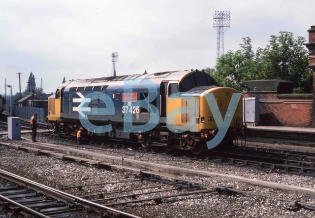 35MM RAILWAY SLIDE of Class 37 37426 @ Shrewsbury Copyright to Buyer £4 ...