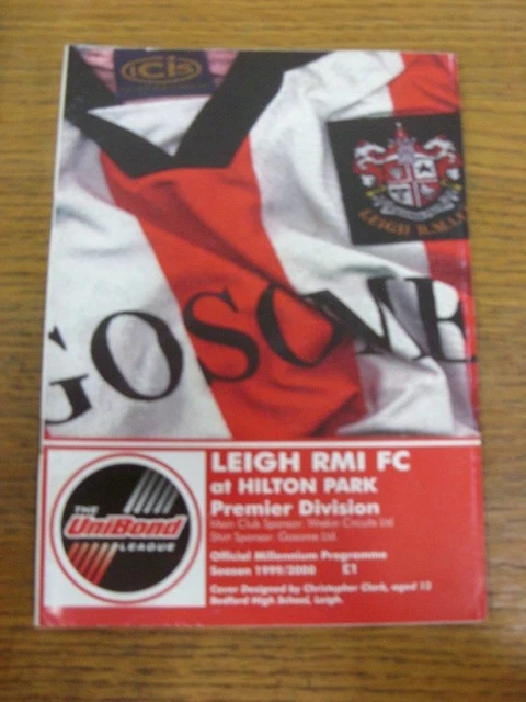 09/10/1999 LEIGH RMI v Boston United [FA Trophy] . All UK orders FREE ...
