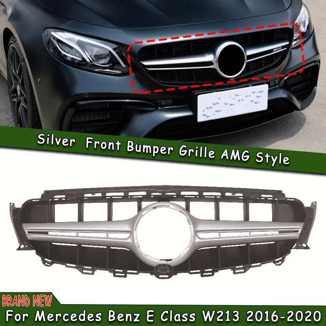 FOR MERCEDES BENZ W213 Front Grill Grille E63 Silver E200 E300 E400 ...