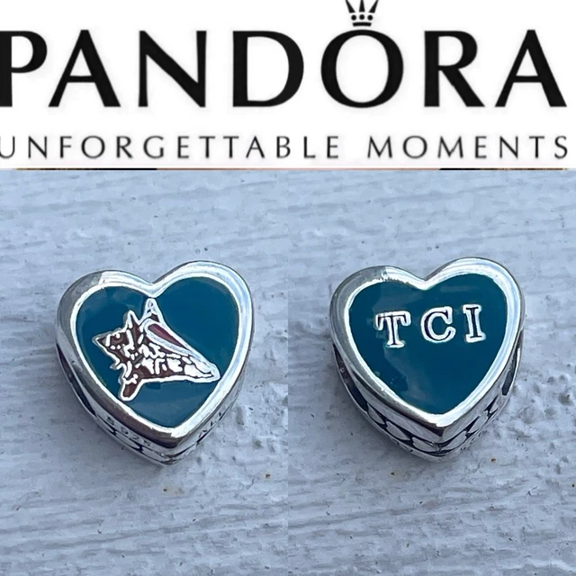PANDORA AUTHENTIC ISLAND Of Turks And Caicos Exclusive Country Heart ...