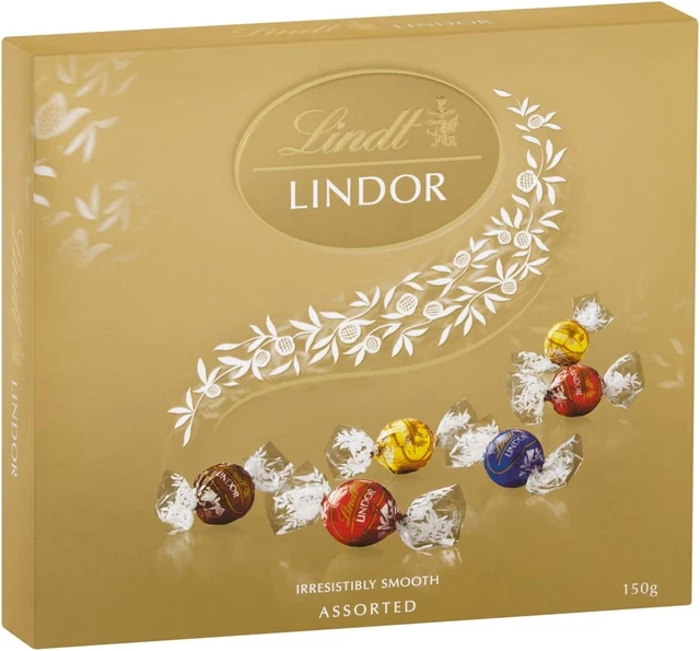 LINDOR ASSORTED CHOCOLATE Gift Box 150G $38.95 - PicClick AU