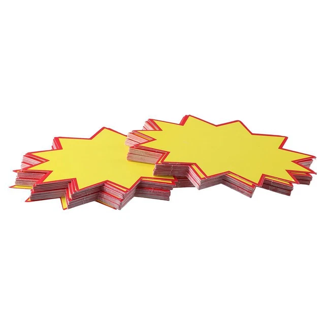 STAMPO A STELLA prezzo burst insegne carta burst forma a stella vuota ...