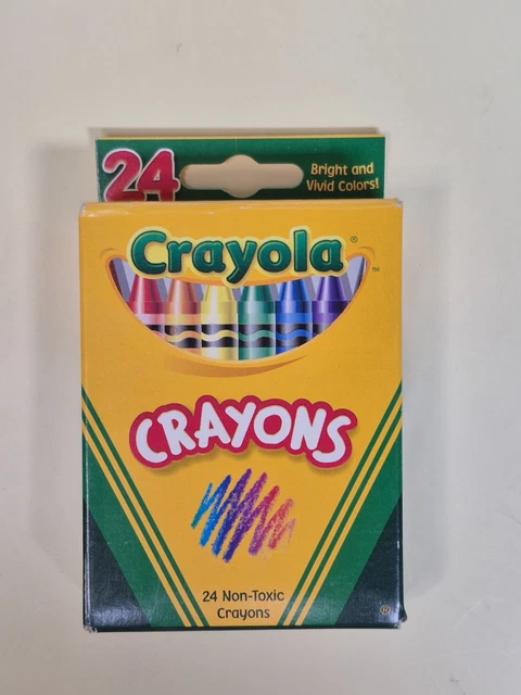 CRAYOLA CRAYONS 24 Pack Vintage 2002 £3.13 - PicClick UK