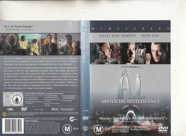 A.I. ARTIFICIAL INTELLIGENCE-2002-[HALEY Joel Osment]-Warner Bros-Movie ...