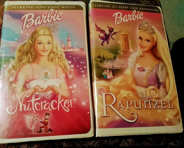 BARBIE VHS BARBIE in the Nutcracker & Rapunzel Lot of 2 EUR 5,17 ...