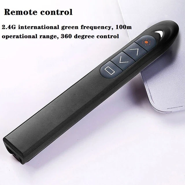 WIRELESS USB REMOTE Control Clicker PPT PowerPoint Presenter Laser ...