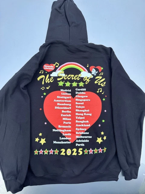 GRACIE ABRAMS THE Secret Of Us 2025 Tour Hoodie Medium £21.50 - PicClick UK