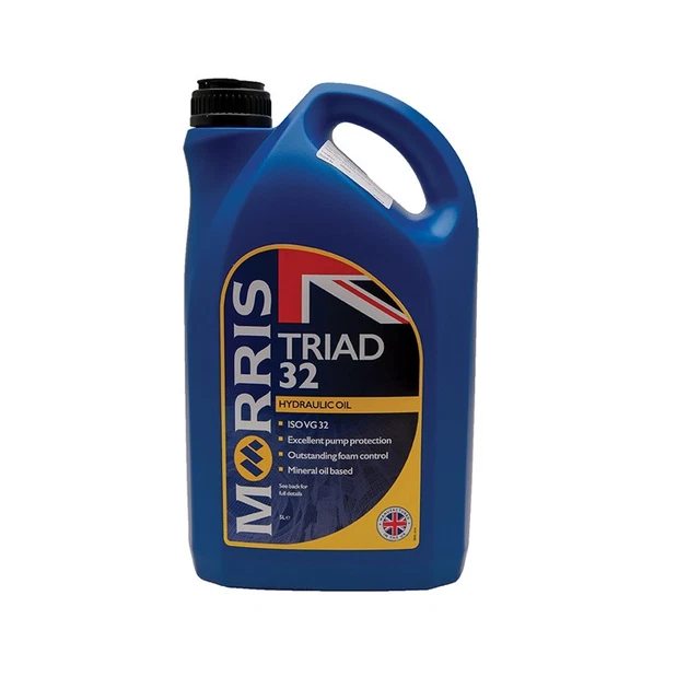 MORRIS 5LT TRIAD 32 Iso Vg 32 Mineral Based Premium Hydraulic Oil 091. ...