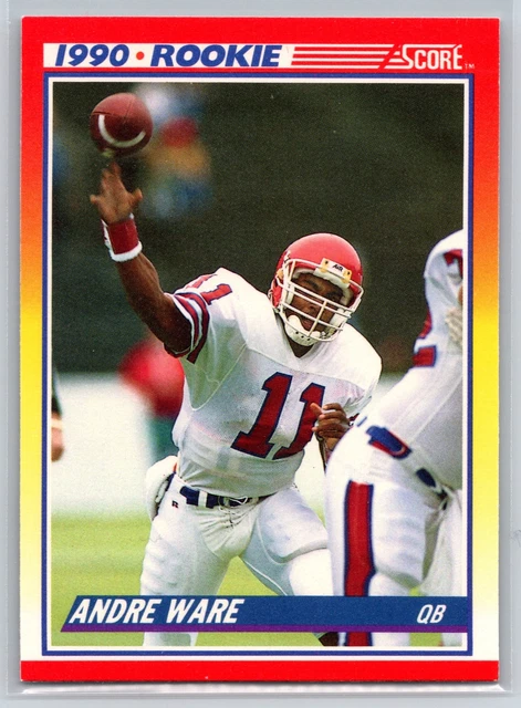 1990 SCORE #292 Andre Ware recrue Houston Cougars EUR 1,64 - PicClick FR