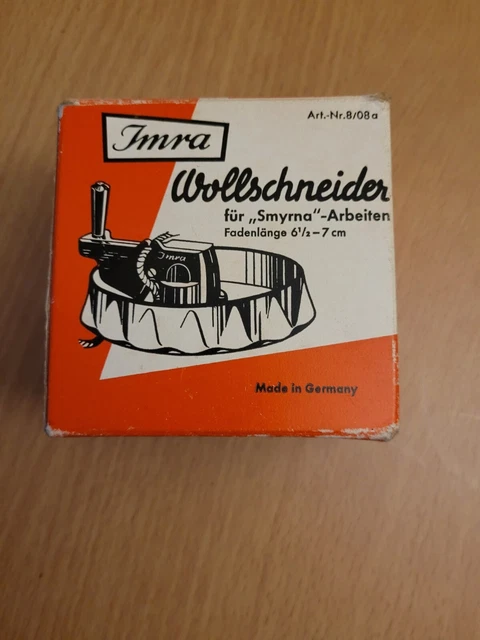 VTG IRMA WOLLSCHNEIDER Wool Cutter Smyrna workthread length 2-1/2 to 2 ...