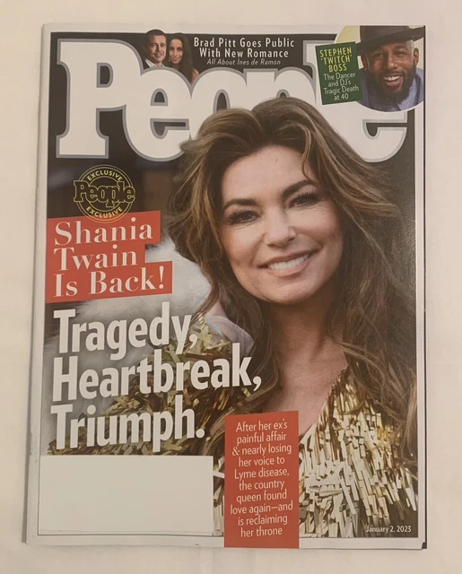 PEOPLE MAGAZINE JANUARY 2 2023 Shania Twain Is Back Stephen 'Twitch ...