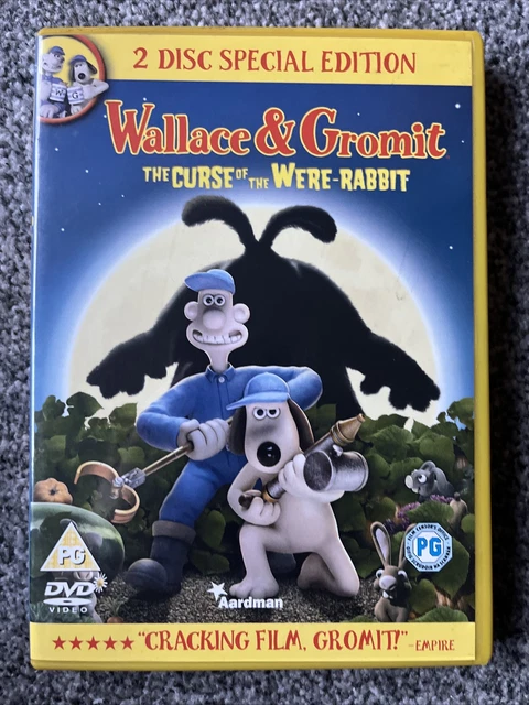 WALLACE & GROMIT: The Curse of the Were-Rabbit DVD Children's (2006 ...