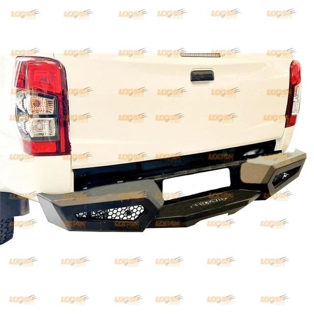 BLACK HEAVY DUTY Rear Bumper for Mitsubishi L200 2015 - 2022 £661.16 ...