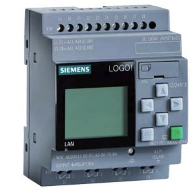 SIEMENS LOGO LOGIC Module 12V / 24V Logic Module 6ED1 052-1MD08-0BA1 ...