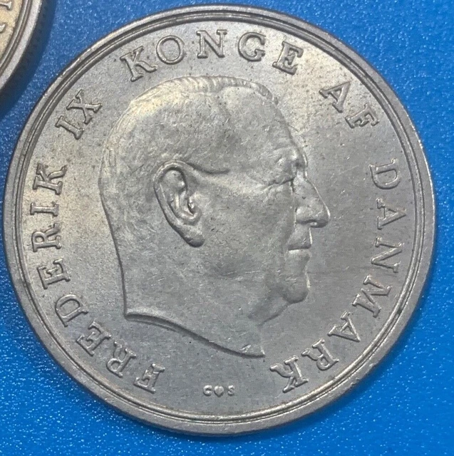 1960 DENMARK 5 Kroner - Frederik IX Coin 33mm EUR 2,99 - PicClick FR