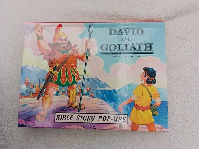 DAVID AND GOLIATH ( Bible Story Pop-ups) Illustrated By John Patience ...